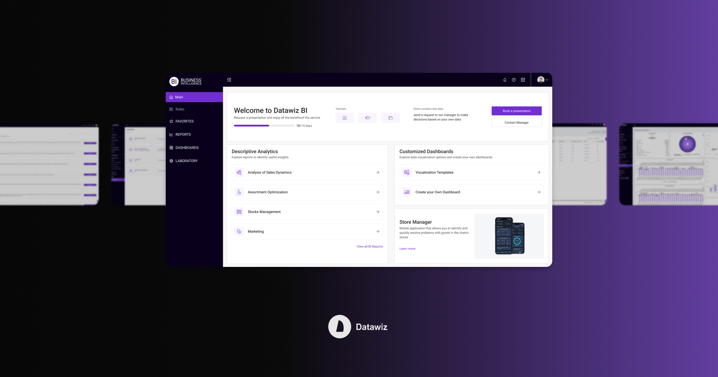 BI tools and business intelligence in retail with a free demo version ...